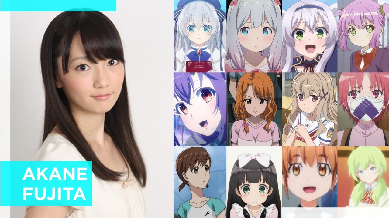 Akane Fujita [藤田 茜] Top Same Voice Characters Roles - WACOCA VIDEOS