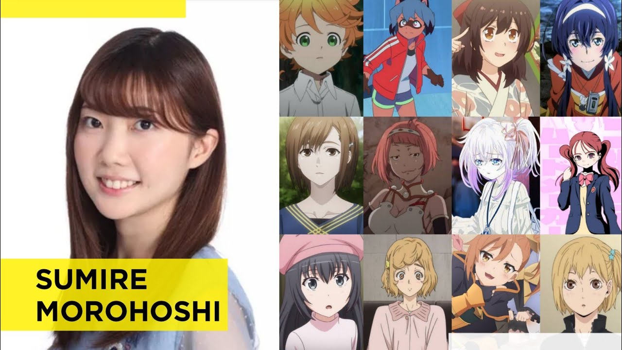 Sumire Morohoshi [諸星すみれ] Top Same Voice Characters Roles - WACOCA VIDEOS
