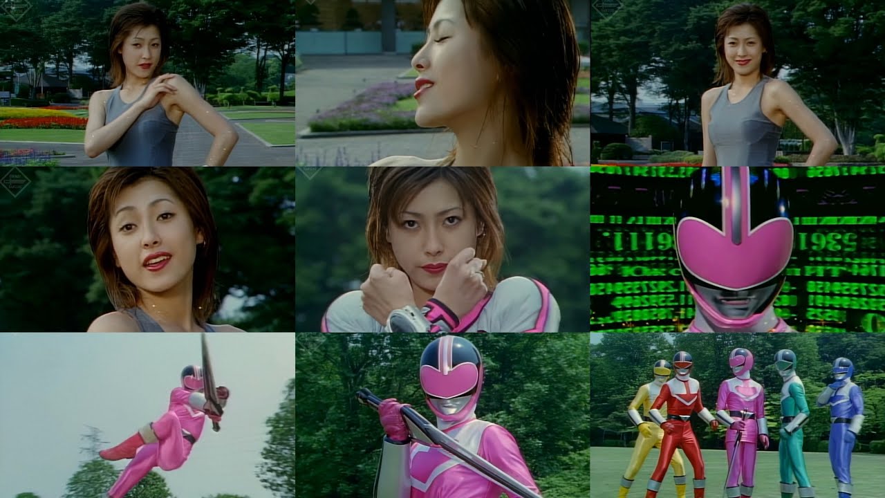 Mirai Sentai Timeranger Time Pink (Yuri) beauty battle between time ...