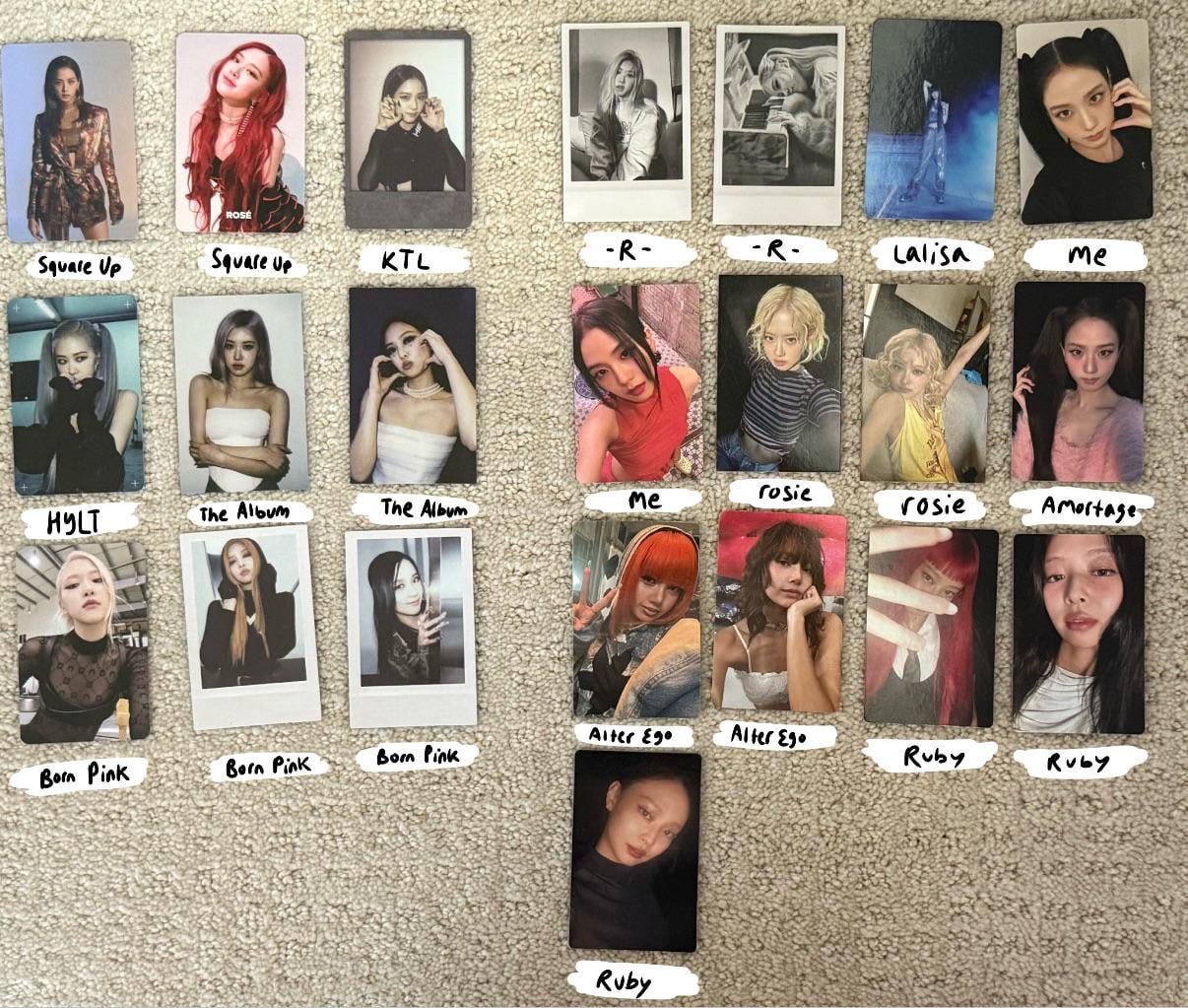 250424 BLACKPINK Photocards - WACOCA