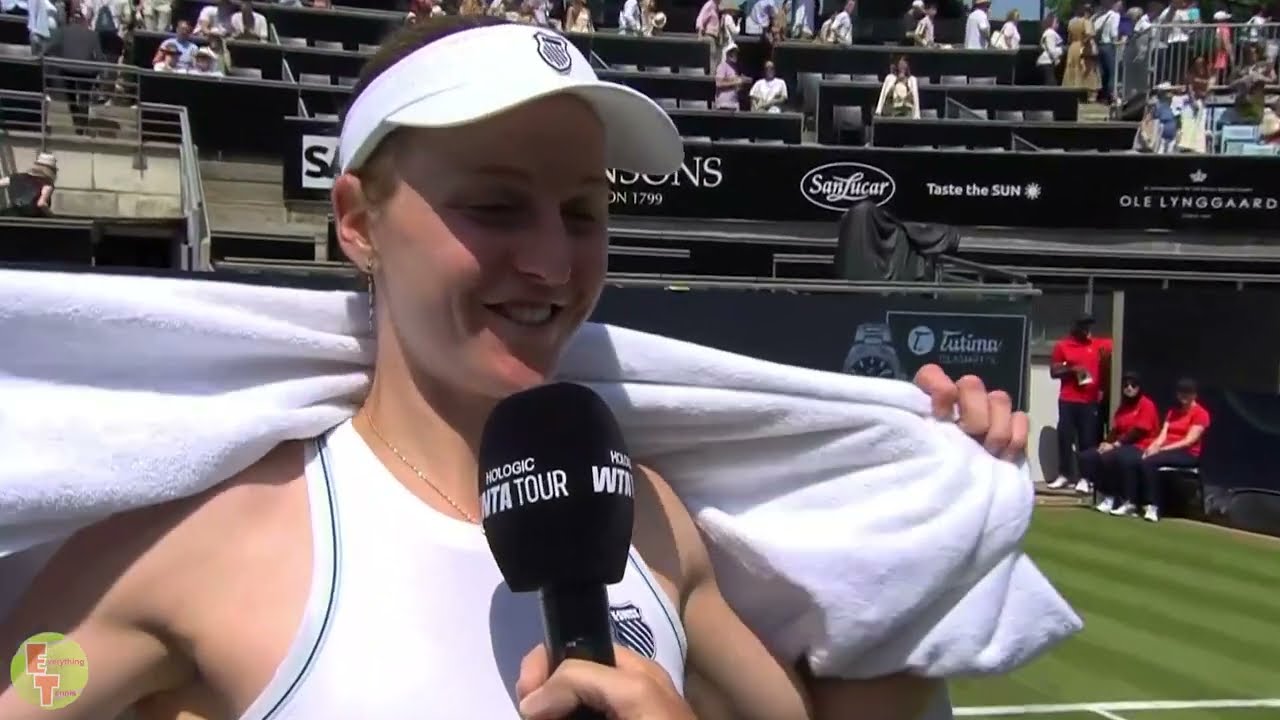 Liudmila Samsonova vs Naomi Osaka On-Court Interview ꟾ Berlin Open 2025 ...